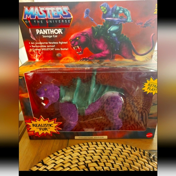 Mattel | Toys | Motu Flocked Panthor Origins Collectors Edition 22 ...
